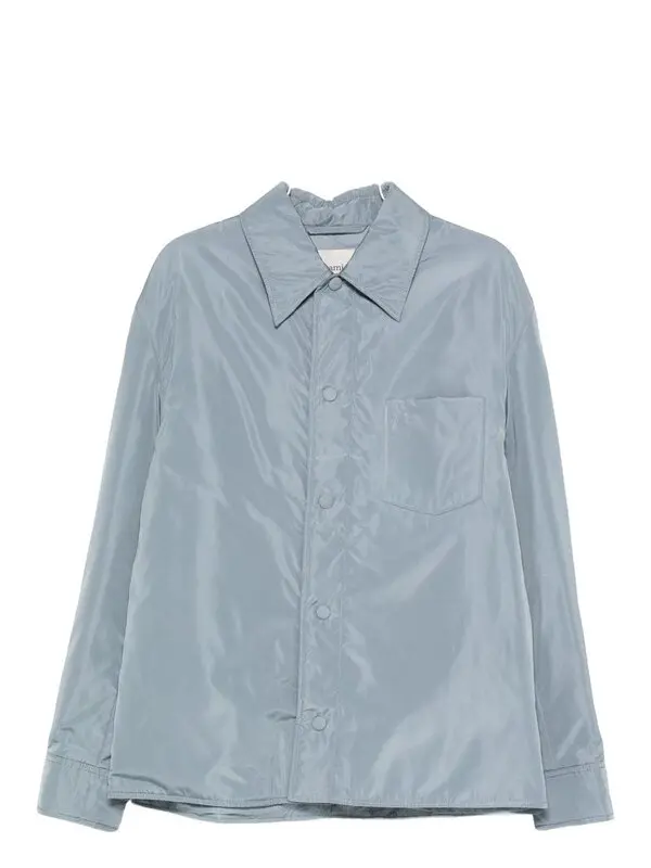 Ami Nylon Overshirt - Sky Blue