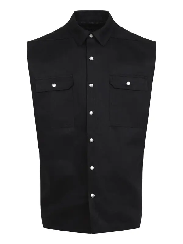 Rick Owens Jumbo Vest - Black