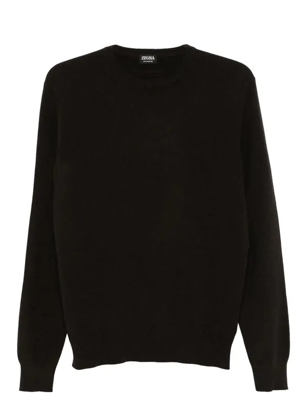 DRUMOHR Cashmere Crewneck Sweater - Brown