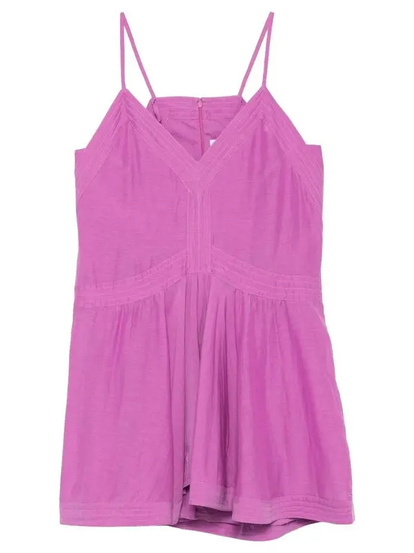 MARANT ETOILE Danielle Cotton Mini Dress - Pink