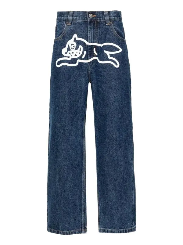 ICECREAM Running Dog Denim Jeans - Blue