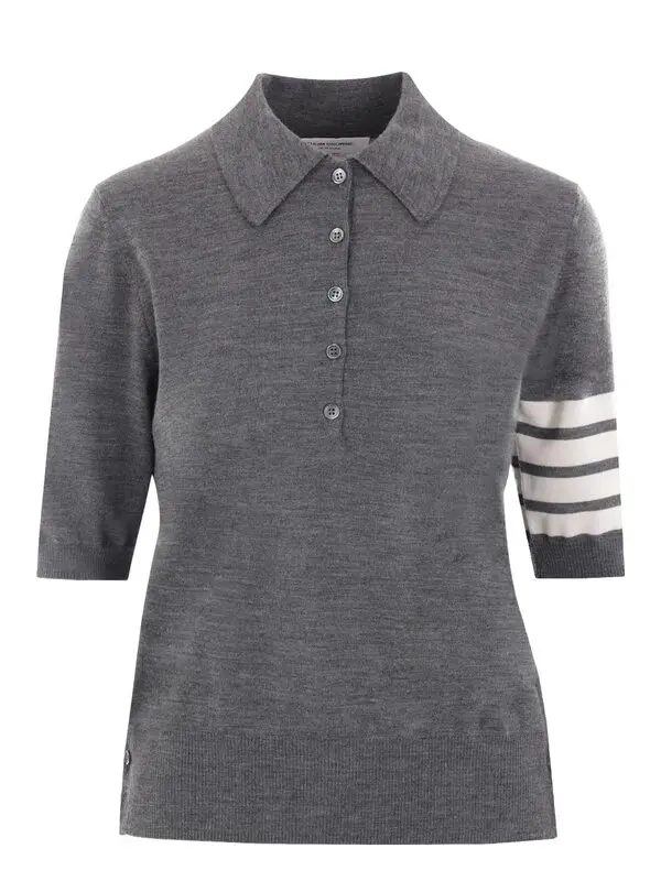 Loewe Wool Polo Shirt - Grey