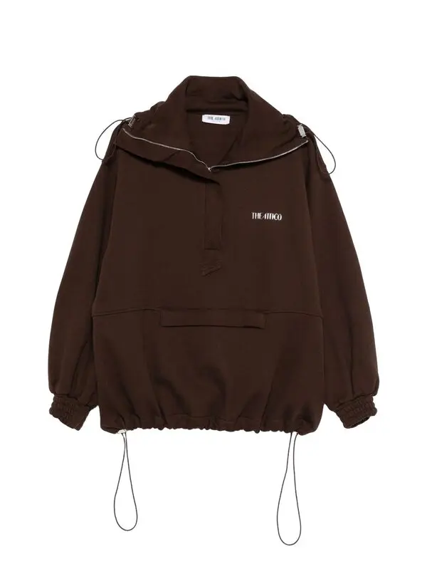 Golden Goose Cotton Logo Sweatshirt - Brown