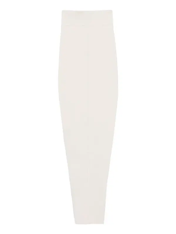Rick Owens Pillar Long Skirt - White