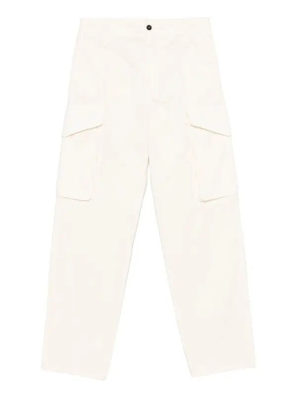 MSGM Cargo Trousers - White