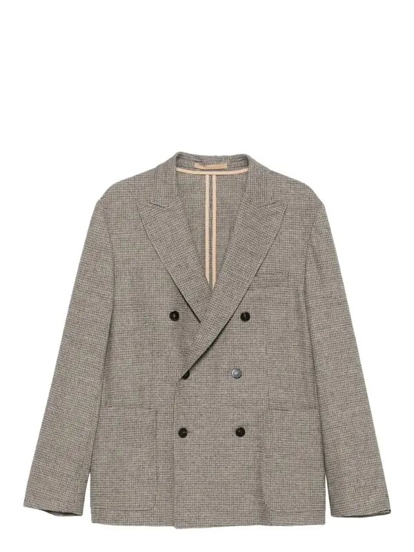 Max Mara Double-breasted Wool Jacket - Beige