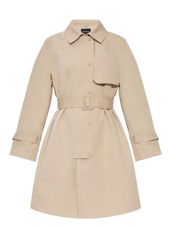 DUNST Cotton-blend Trench Coat - Beige