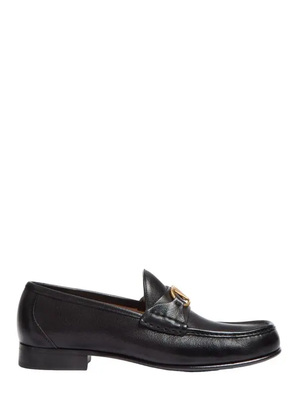 Valentino Garavani Vlogo Signature Moccasin - Black