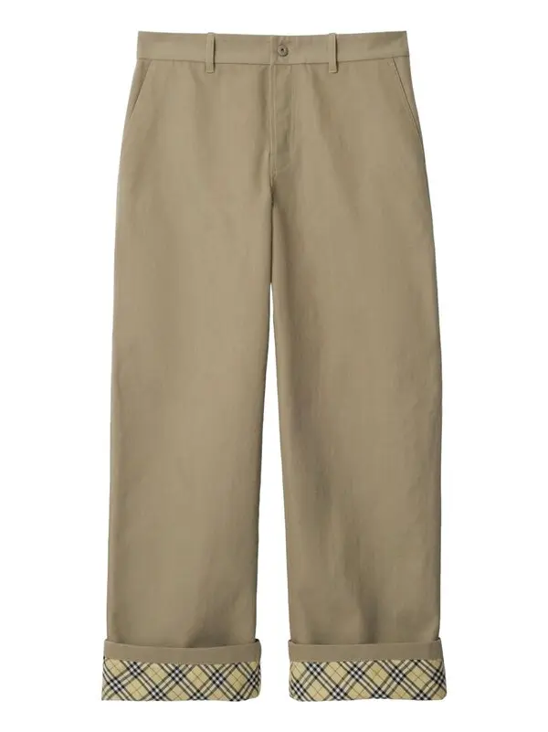 Burberry Comfortable Fit Trousers - Beige