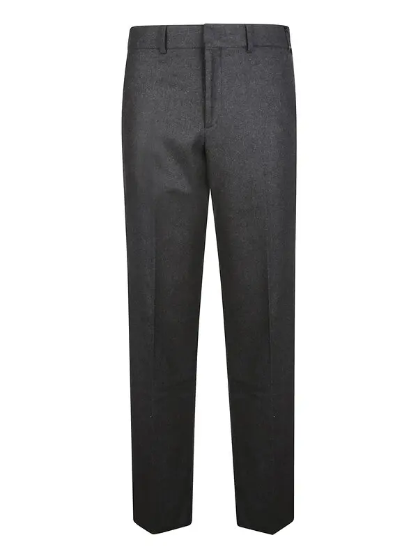 Fendi Tailored Cashmere Blend Trousers - Grey