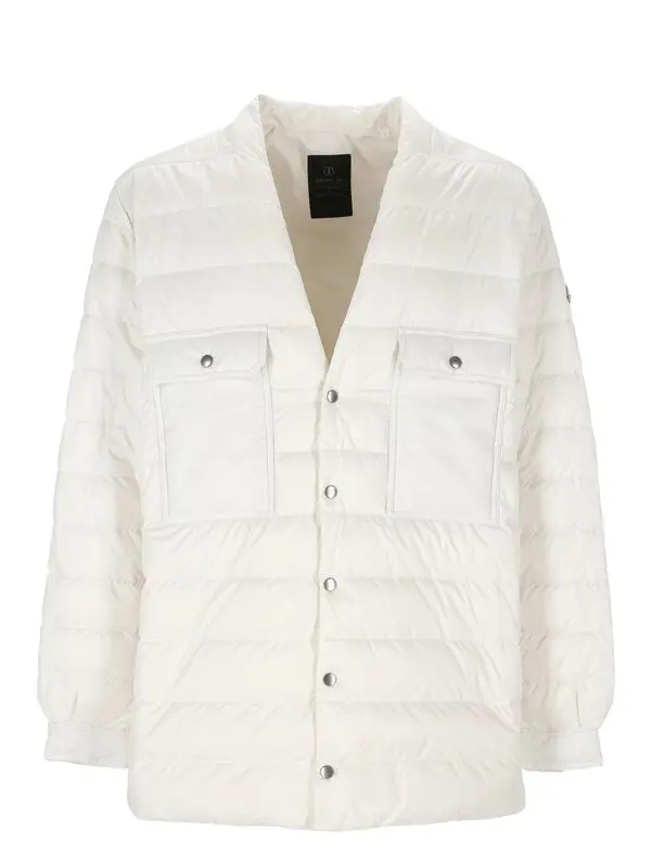 MONCLER + RICK OWENS Padded Jacket With Pockets - White