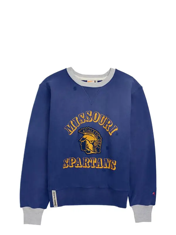 CHAMPION ARCHIVE Logo Crewneck Sweatshirt - Blue