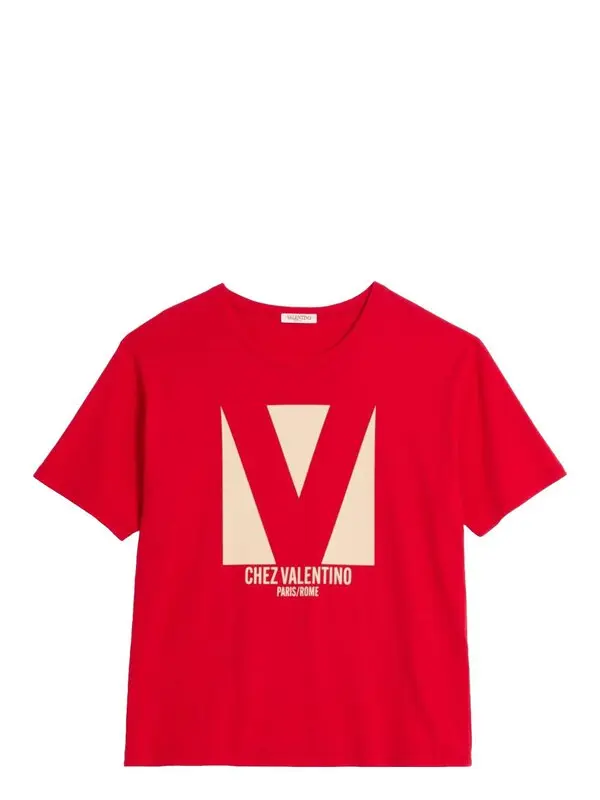 Valentino Garavani Chez T-shirt - Red