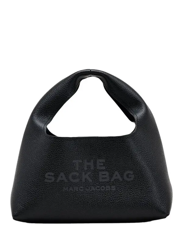 Marc Jacobs The Sack Mini Leather Hobo Bag - Black
