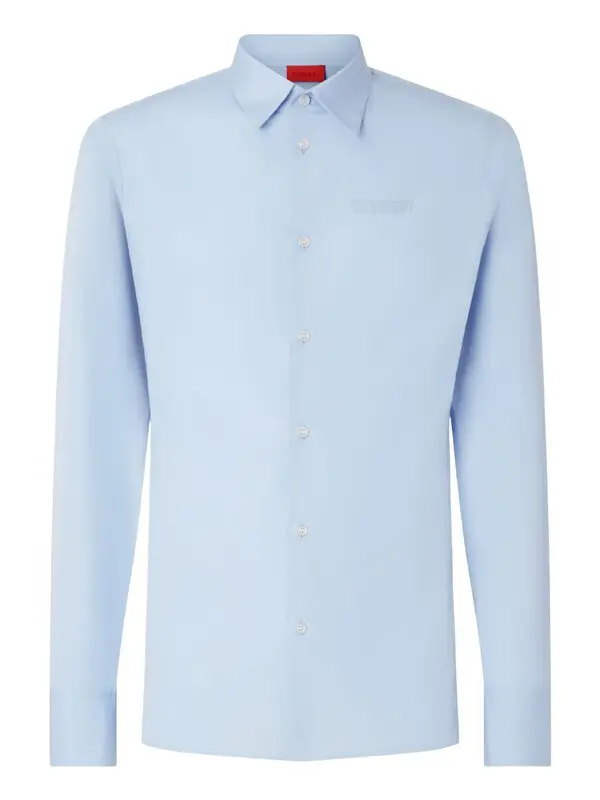 FERRARI Popeline Shirt - Sky Blue