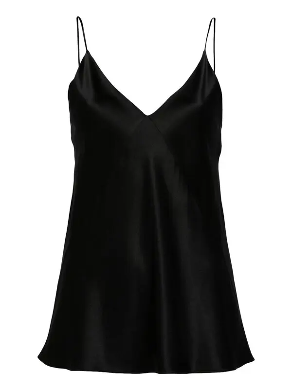 Max Mara Silk Tank Top - Black