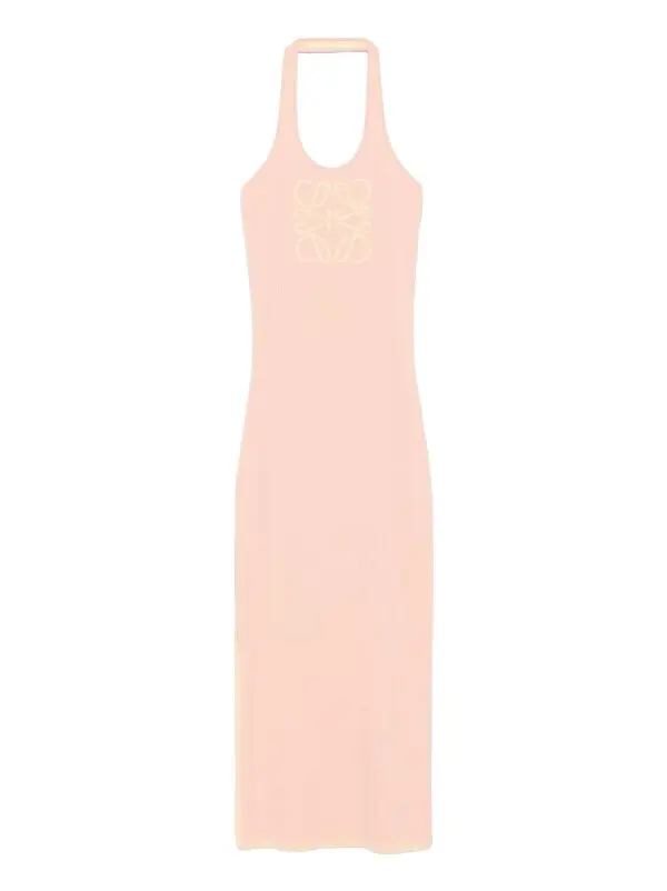 Loewe Anagram Long Tank Dress - Pink