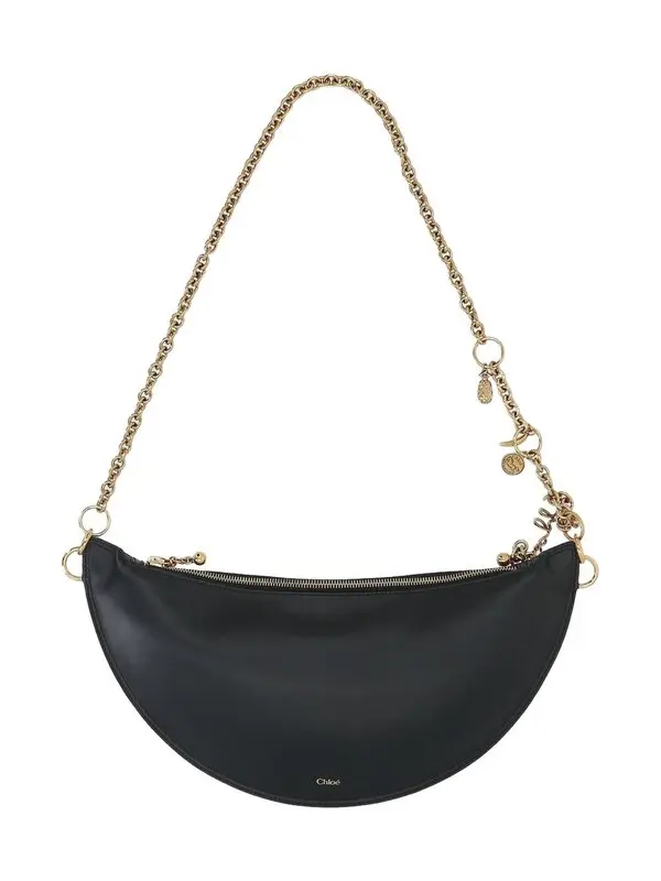 Chloé Icons Leather Shoulder Bag - Black