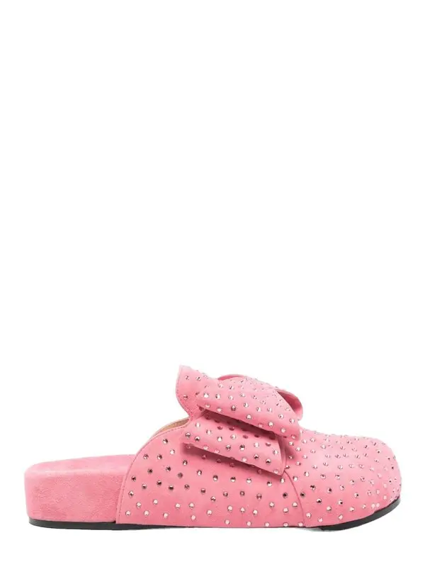 Mach & Mach Le Cadeau Leather Mules - Pink