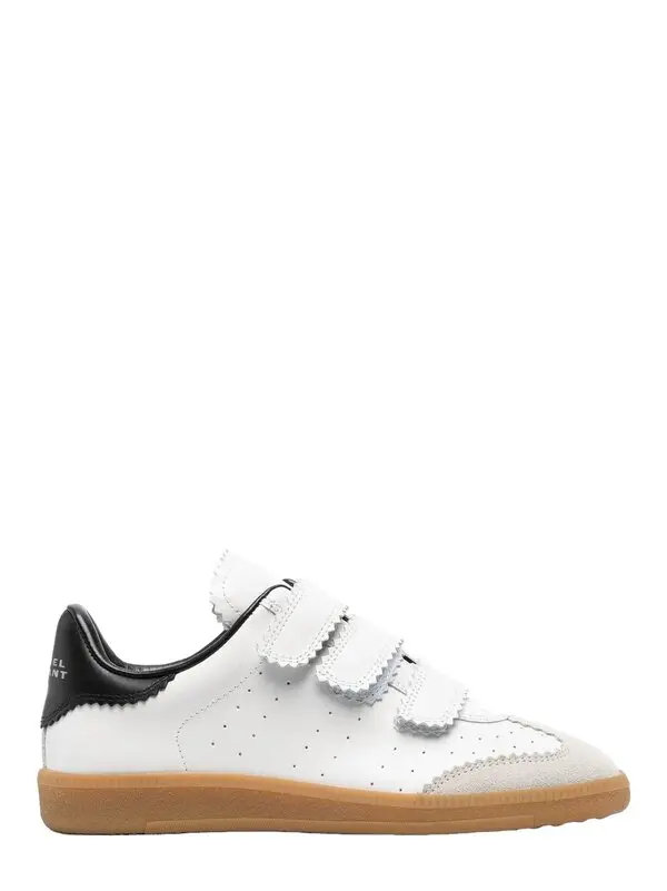 Isabel Marant Beth Leather Sneakers - White