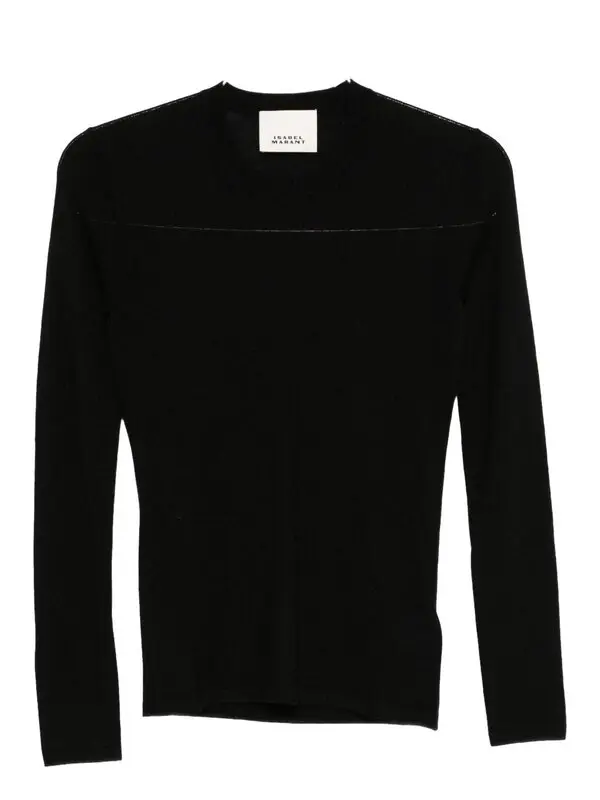 Isabel Marant Ilona Cashmere Crewneck Jumper - Black