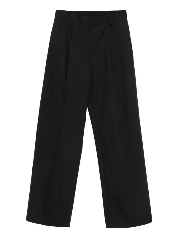 Dries Van Noten Portias Cotton Trousers - Black