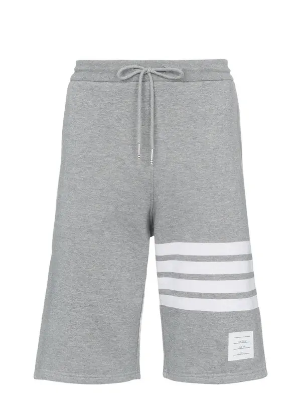 Thom Browne 4-bar Cotton Sweatpants - Grey