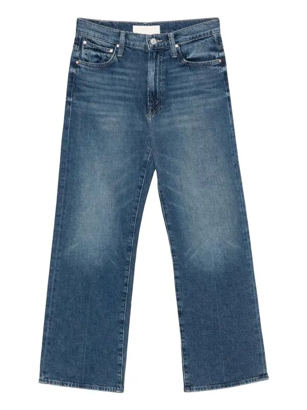 MOTHER The Dodger Ankle Denim Jeans - Blue