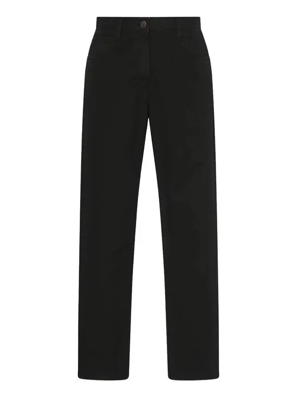 THE ROW Landais Denim Cotton Jeans - Black