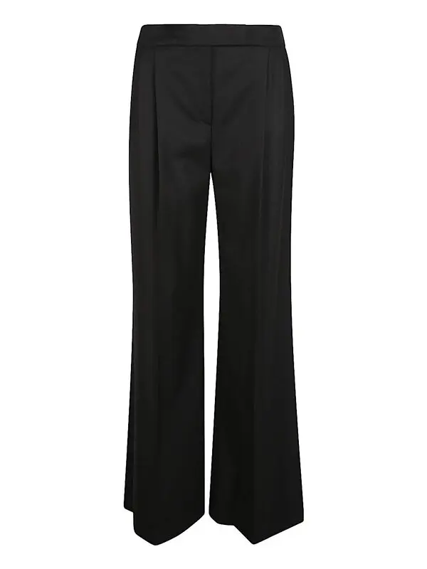 TOTEME Wool Blend Trousers - Black