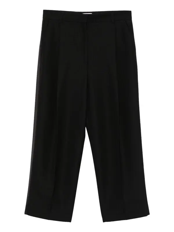 TOTEME Wool Blend Trousers - Black