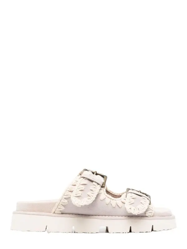 Mou Bio Low Sandals - Beige