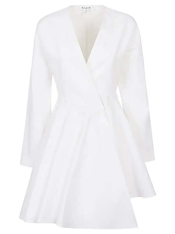 Alaïa Cotton Mini Dress - White