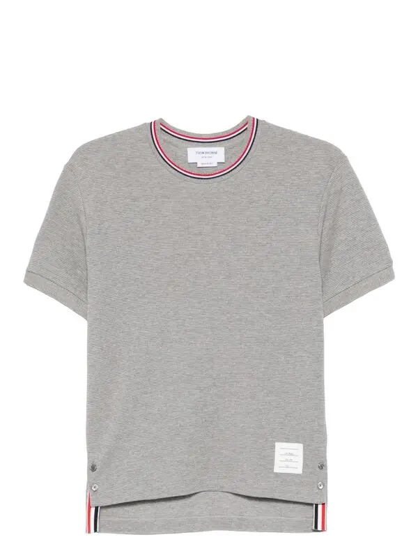 Thom Browne Rwb Cotton T-shirt - Grey