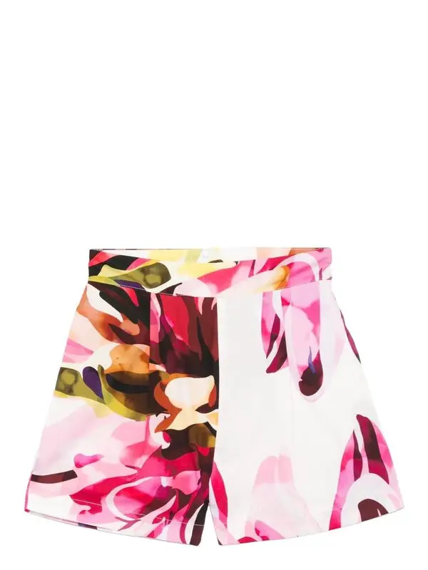AMOTEA Pleated Shorts - Pink