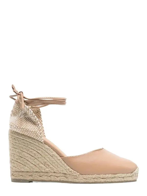 CastaÑer Carina Leather Espadrilles - Pink