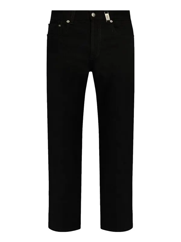 Alexander McQueen Straight Leg Denim Jeans - Black