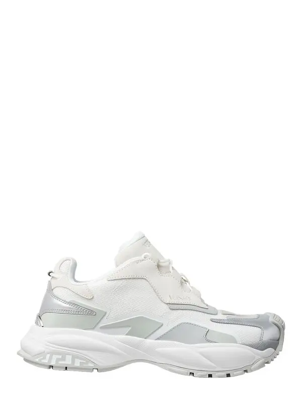 Versace Leather Sneakers - White