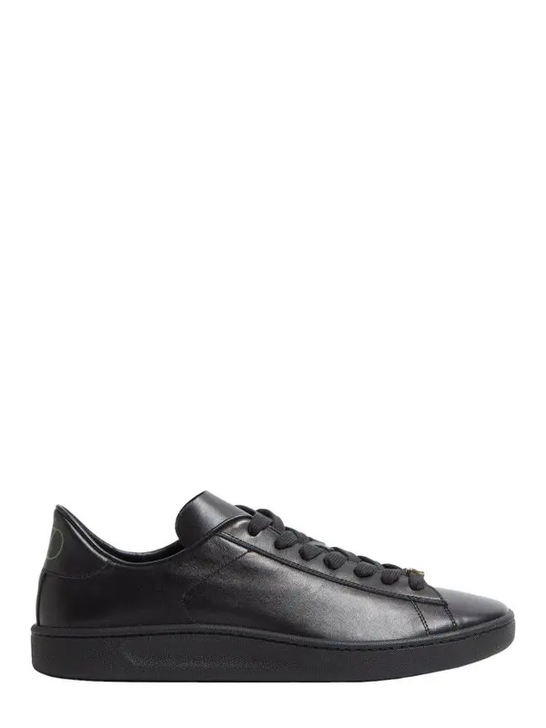 Valentino Garavani Royco Leather Sneakers - Black