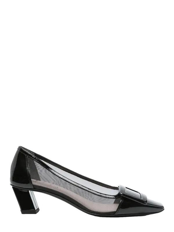 ROGER VIVIER Belle Vivier Net Pumps - Black