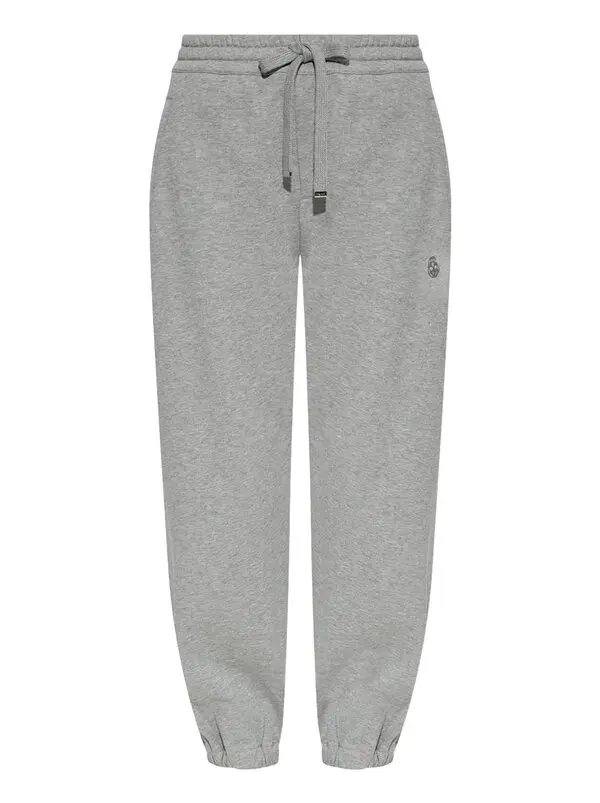 Alexander McQueen Logo Cotton Sweatpants - Grey