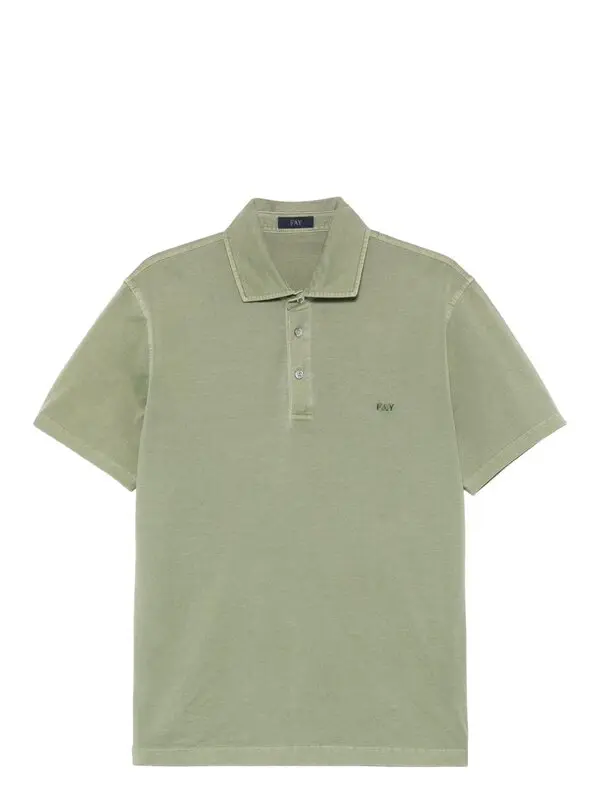 FAY Jersey Polo - Green