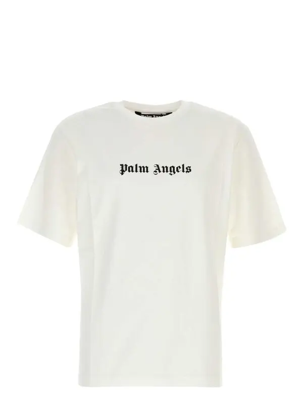 Palm Angels Classic Logo Cotton T-shirt - White