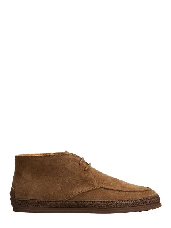 TOD'S Suede Ankle Boots - Brown