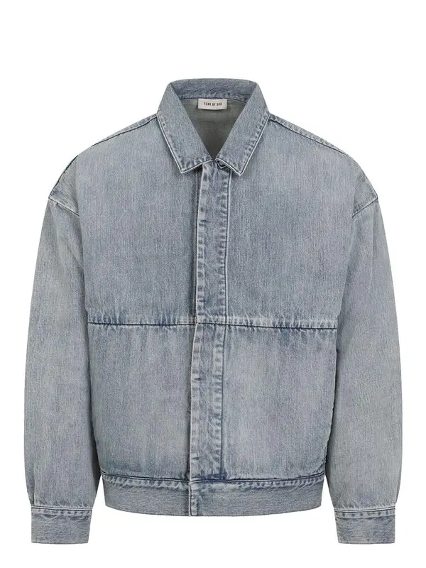 Fear Of God Denim Trucker Jacket - Blue