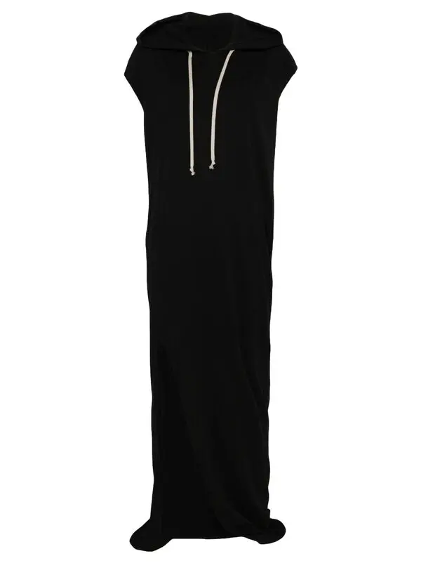 Rick Owens Hooded Maxi Dress - Black