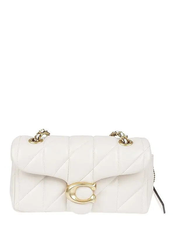 COACH Tabby 20 Leather Crossbody Bag - White