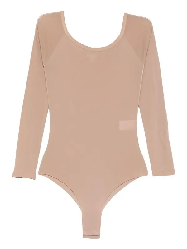 Alaïa Second Skin Bodysuit - Beige