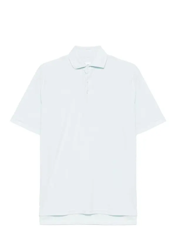 DOPPIAA Polo With Side Application - Sky Blue