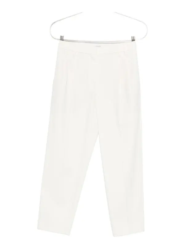 Brunello Cucinelli Cotton Chino Trousers - White